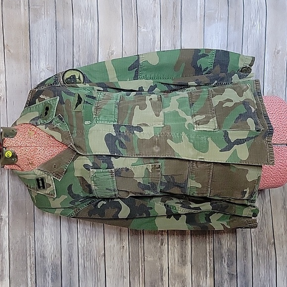 U.S. Army | Shirts | Vintage Us Army Camo Fatigue | Poshmark